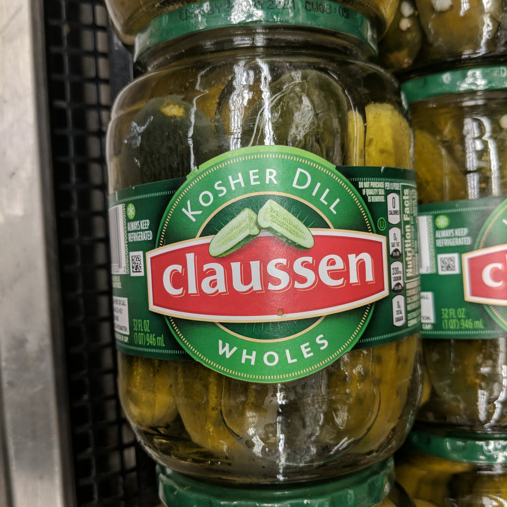 Claussen Kosher Whole Pickles – We'll Get The Food